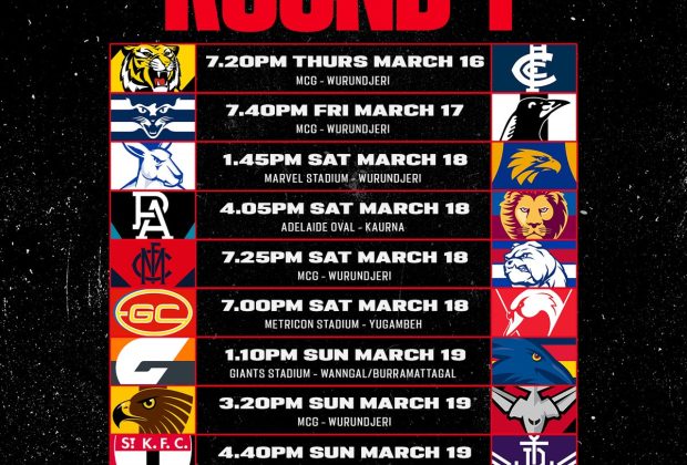 A Comprehensive Overview of the 2023 AFL Fixture – CFS News