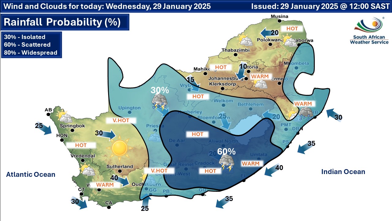 Severe Weather Warning: Damaging Winds and Thunderstorms Threaten South ...